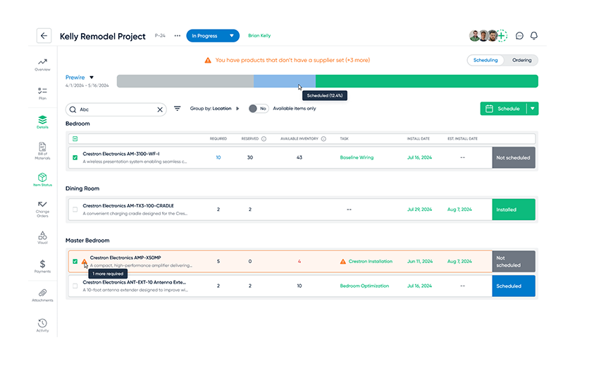 Inventory Management | D-Tools Cloud